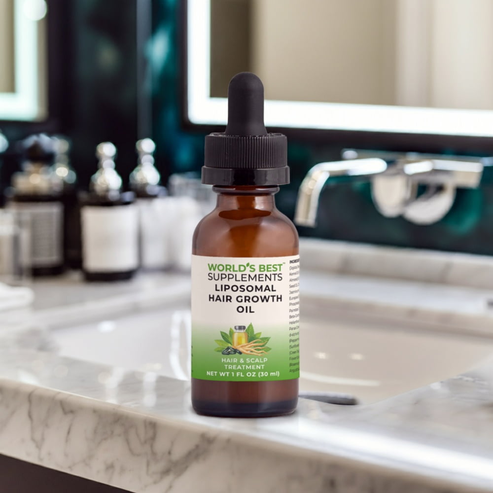 Liposomal Hair Growth Oil Scalp Treatment – 1 fl oz | Natural Formula